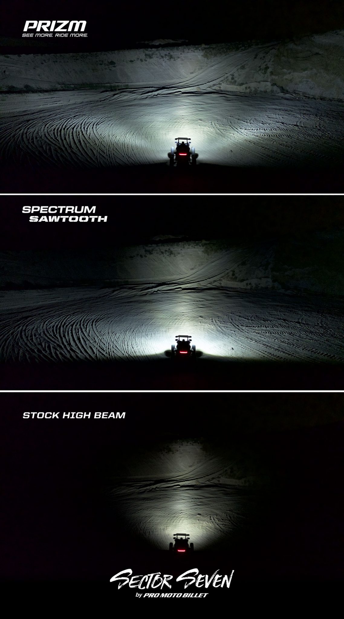 PRIZM LED Lighted Mirrors with Infinity Mounts (1 3/4″-2″) – Sector Seven